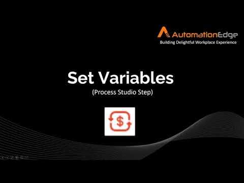 Set Variables - YouTube