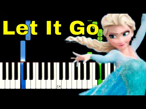 Let It Go (Frozen) - EASY Piano Tutorial