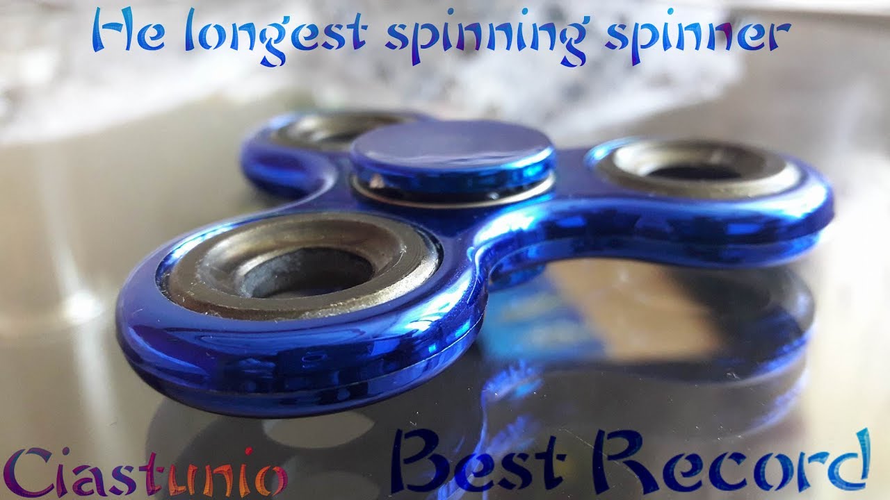 Najdłużej kręcący się Fidget Spinner II The longest spinning Fidget ...