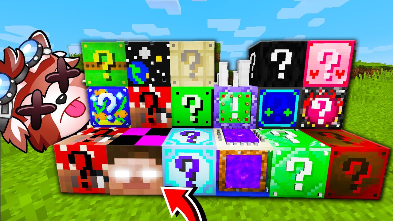 INCERC 29 LUCKY BLOCKS NOI *Herobrine, Emerald, Void…* - YouTube
