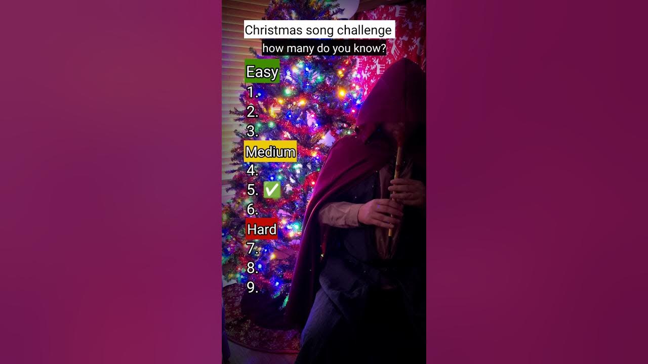 Christmas song challenge #xmas #christmas #holiday #christmasmusic ...