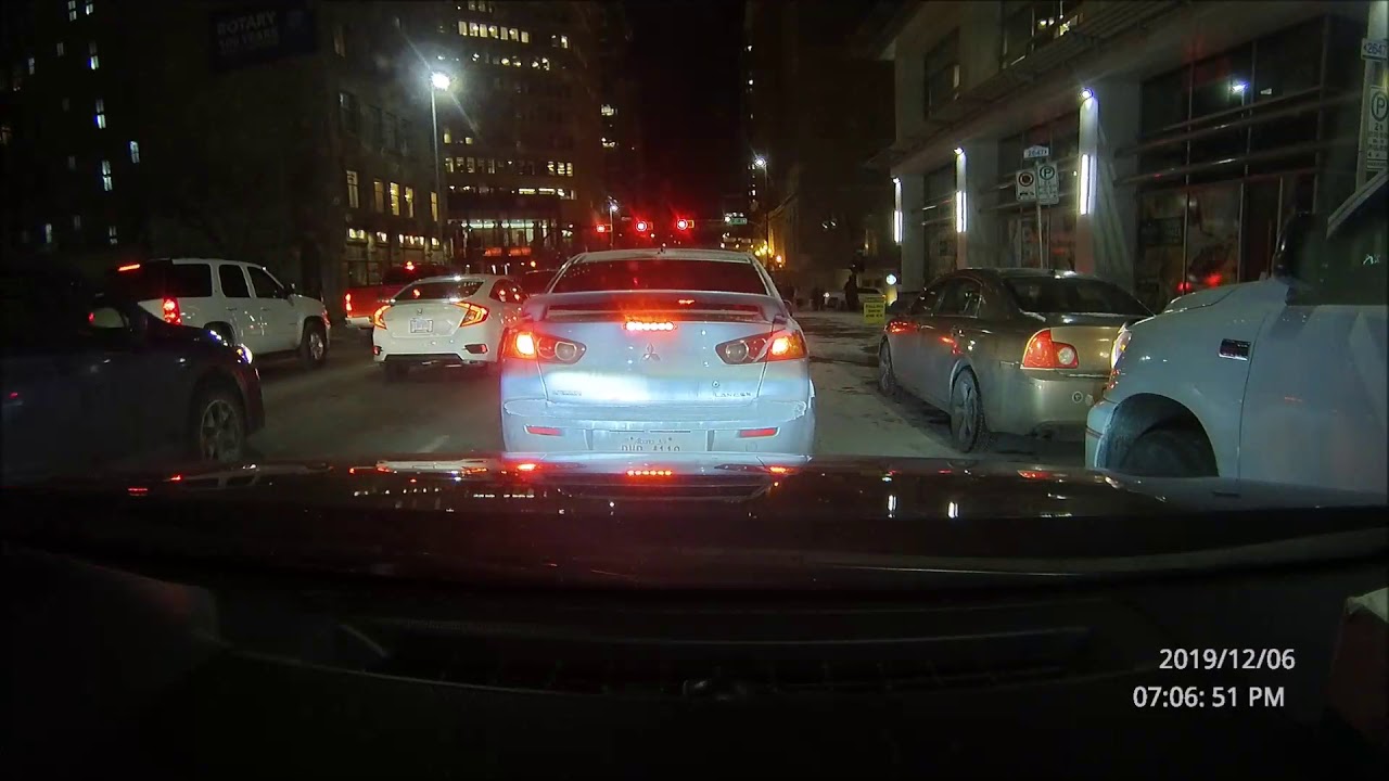 Calgary Downtown Driving - Timelapse Video - YouTube