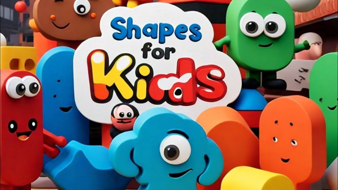 Shapes Song for Kids | Shapes Name for Toddlers | Shapes Cartoons ...