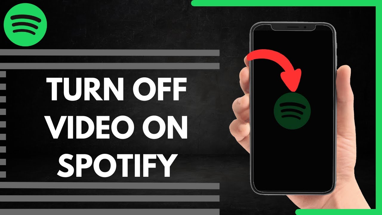 How To Turn Off Video On Spotify - YouTube