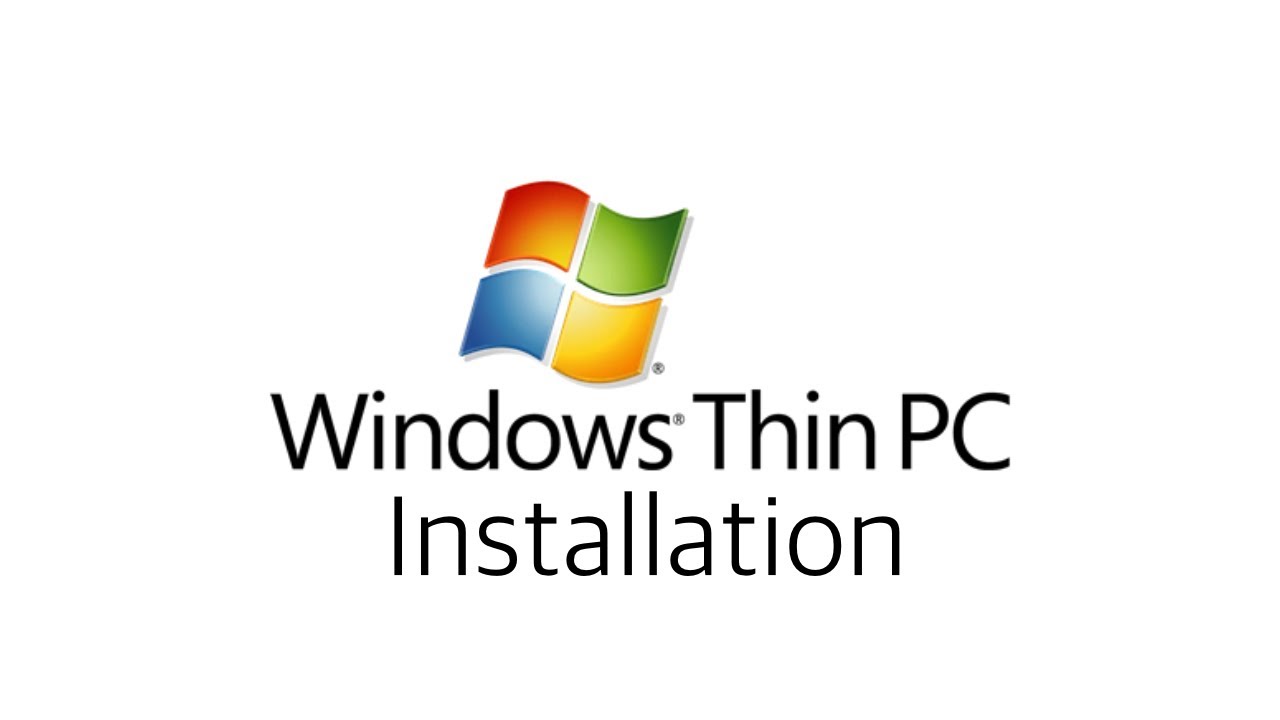 Installing Windows Thin PC - YouTube