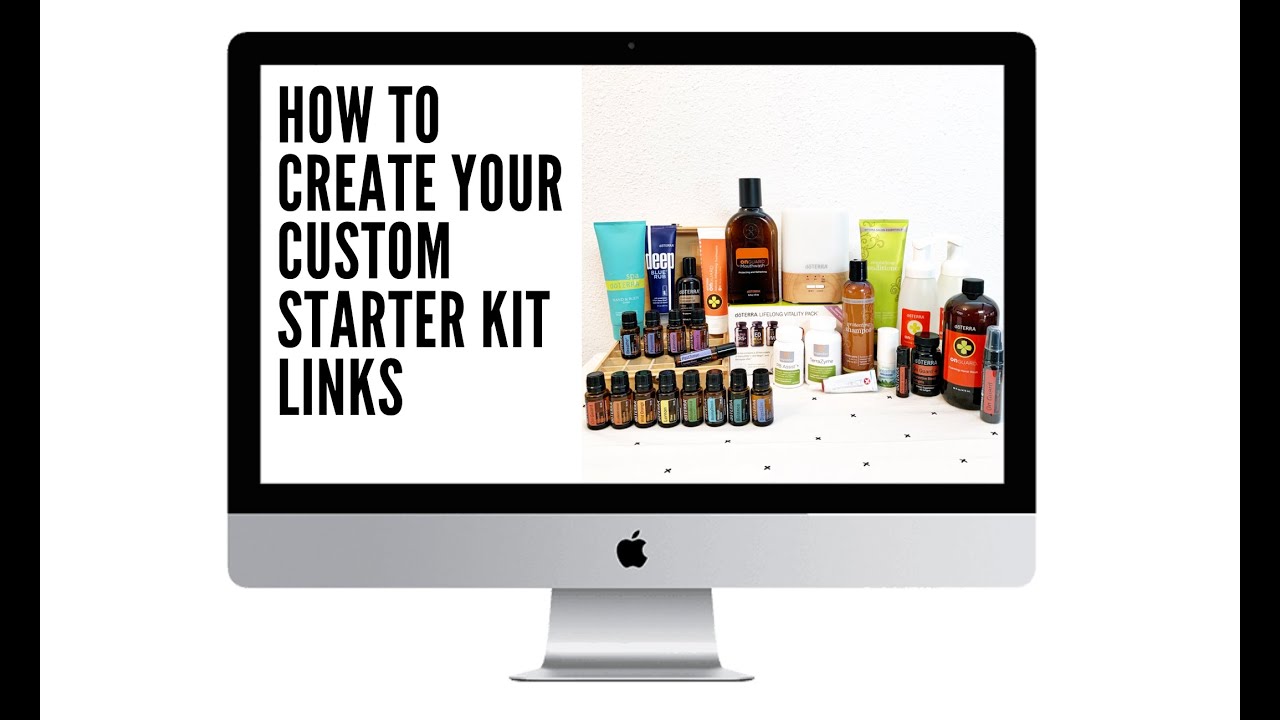 HOW TO CREATE YOUR CUSTOM STARTER KIT LINKS - YouTube