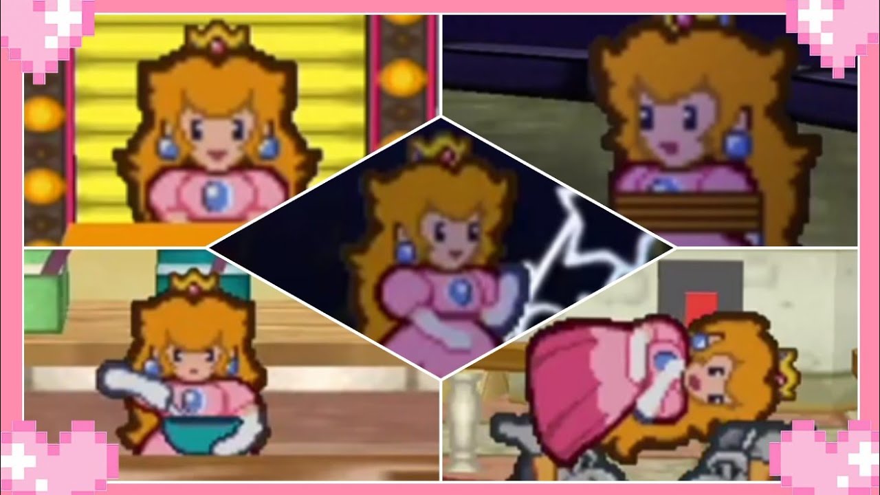 💗 Paper Mario 64 - All Paper Peach scenes 💗 - YouTube