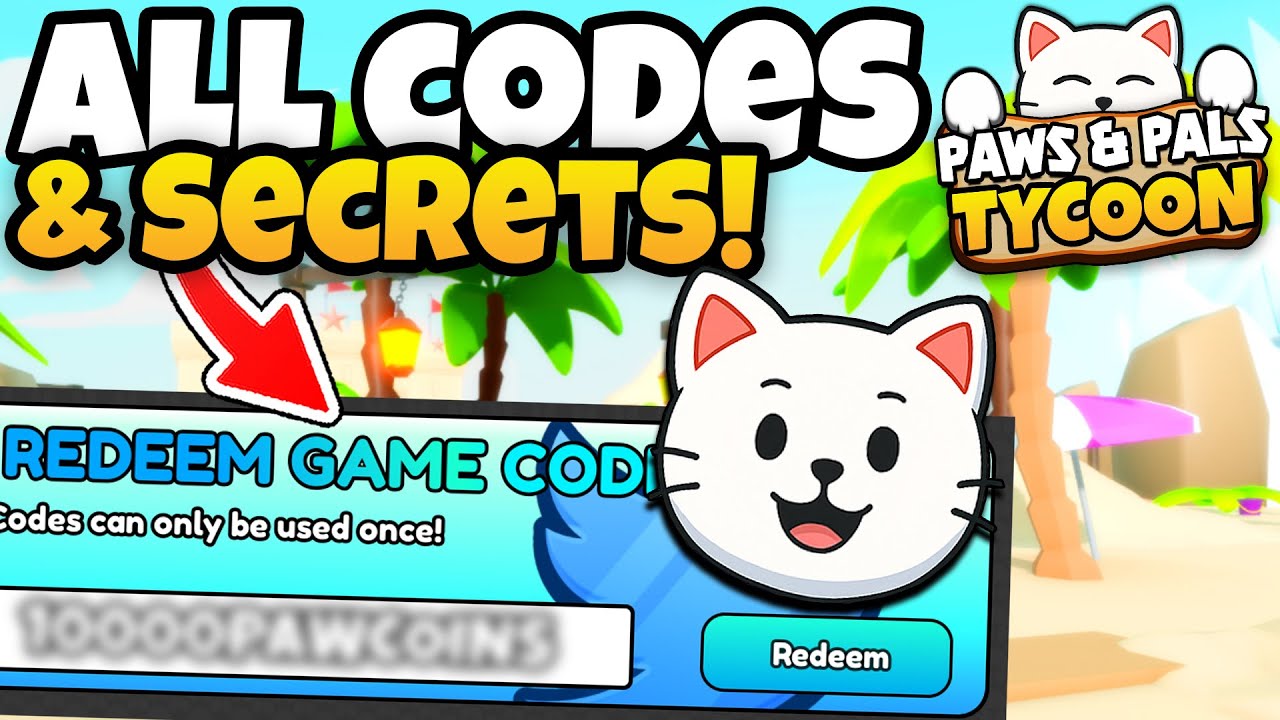 All Codes, Secrets and FIRST TIME GAMEPLAY In The NEW Roblox Paws ...