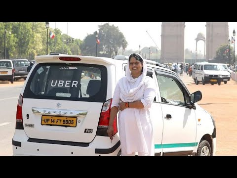 Gulesh Chauhan India first lady uber driver - YouTube