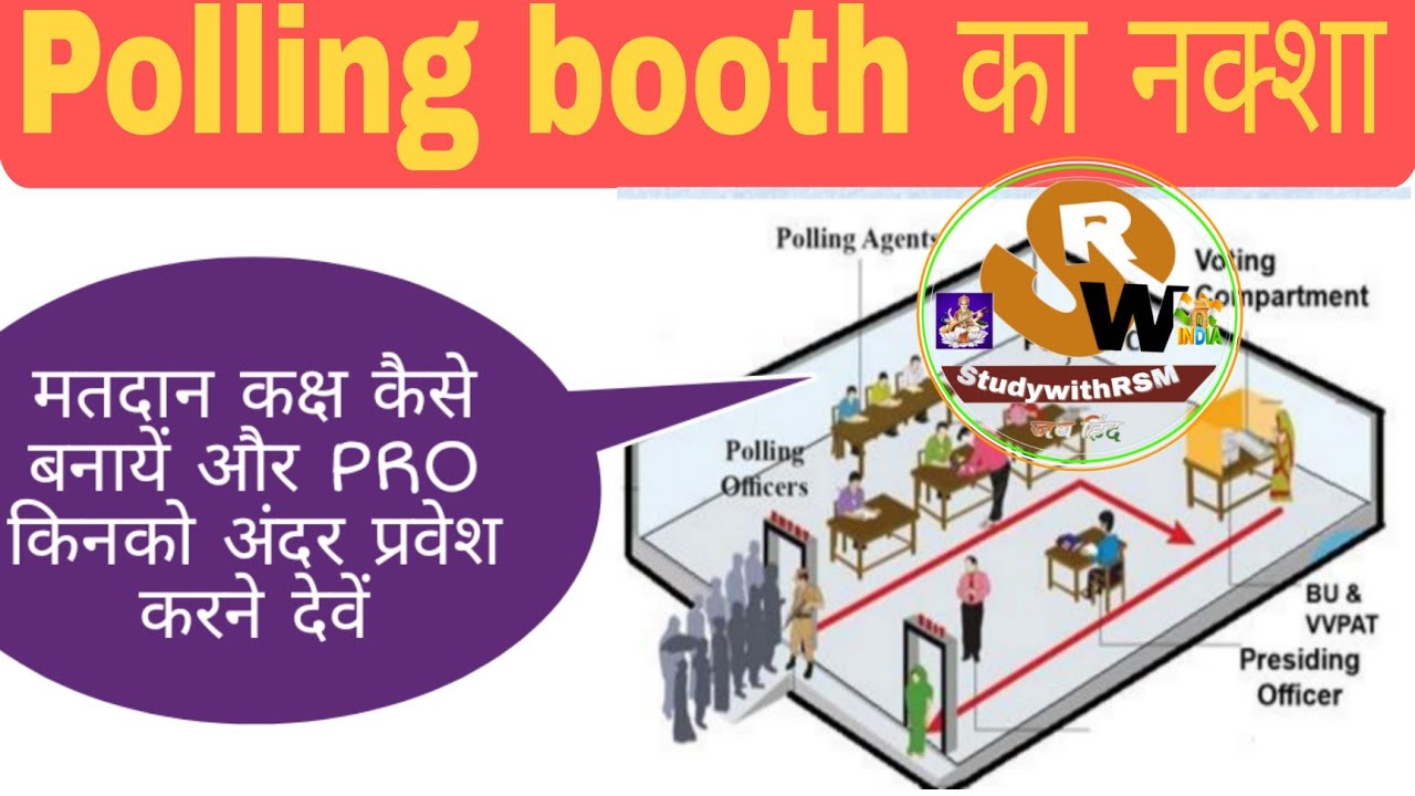 #assemblyelection आदर्श मतदान कक्ष ( Polling booth layout कैसे बनाना ...