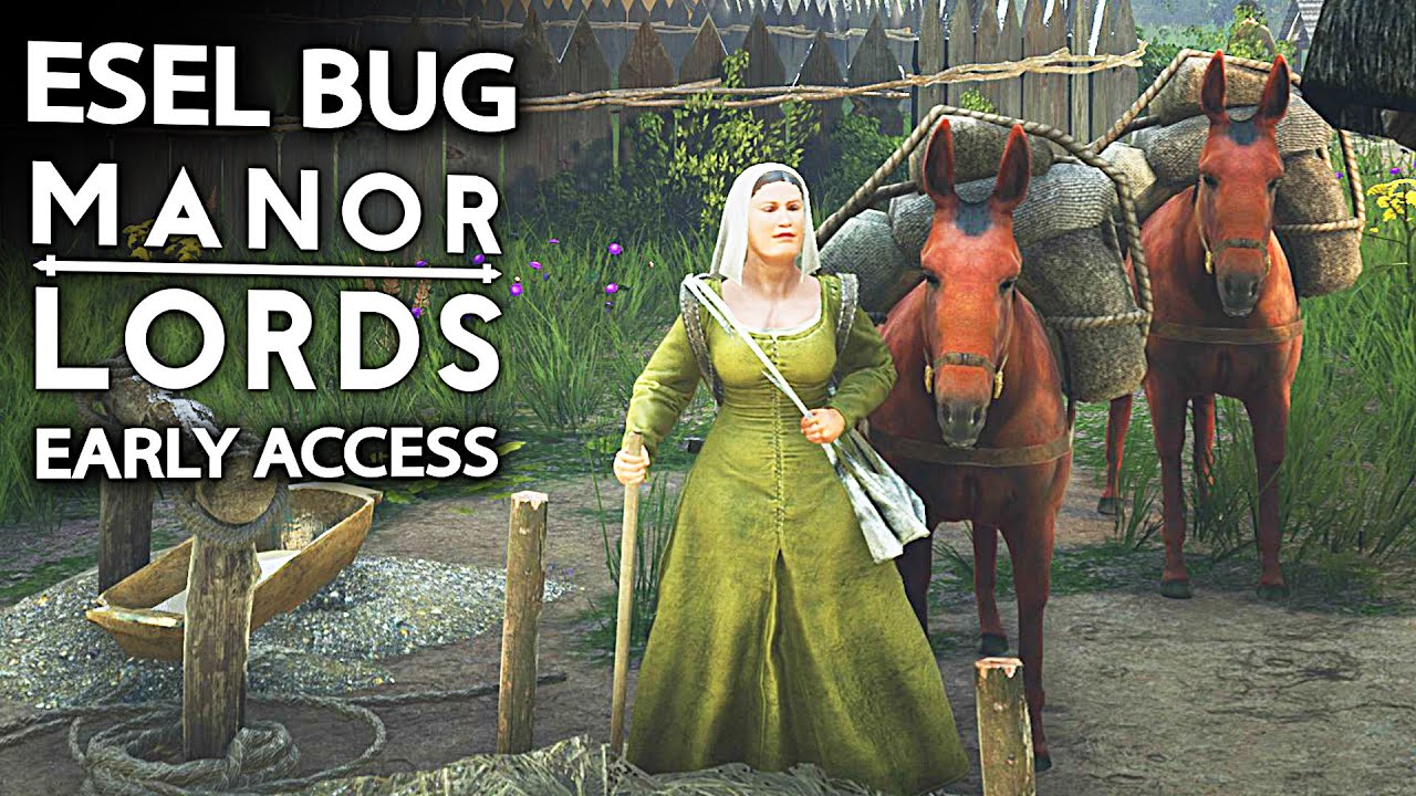 Manor Lords Esel Bug in Manor Lords Deutsch German Gameplay - YouTube