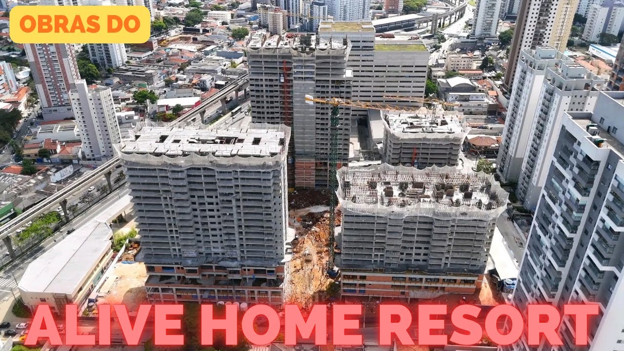 Drone na Vila Prudente: Avanço nas obras do Alive Home Resort - São ...
