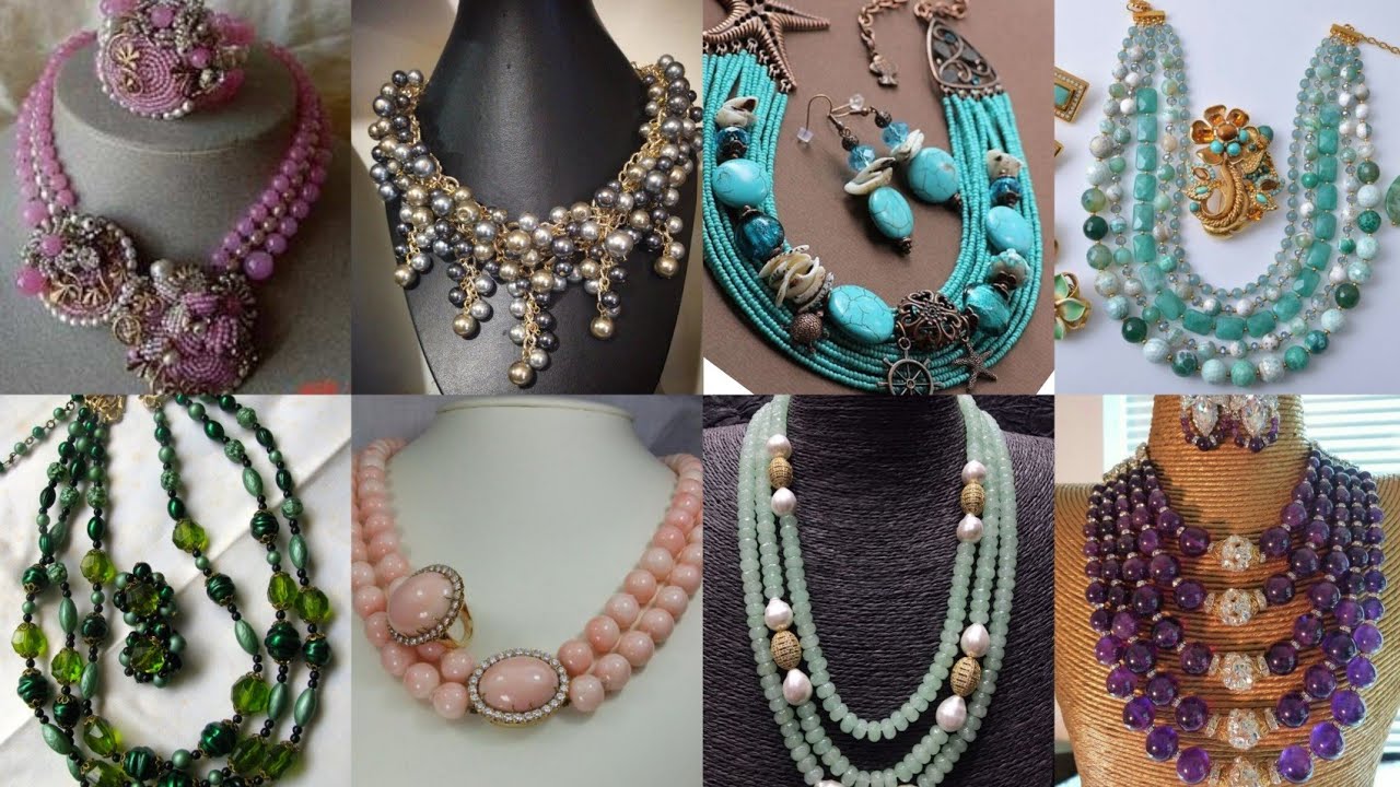 UNBELIEVABLE BEAUTY😍 Necklace Designs that Combine Unlikely Materials ...