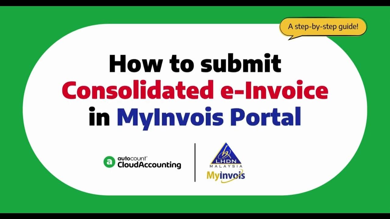 Here's how to submit a 𝗖𝗼𝗻𝘀𝗼𝗹𝗶𝗱𝗮𝘁𝗲𝗱 𝗲-𝗜𝗻𝘃𝗼𝗶𝗰𝗲 𝗼𝗻 𝘁𝗵𝗲 𝗠𝘆𝗜𝗻𝘃𝗼𝗶𝘀 𝗣𝗼𝗿𝘁𝗮𝗹 ...