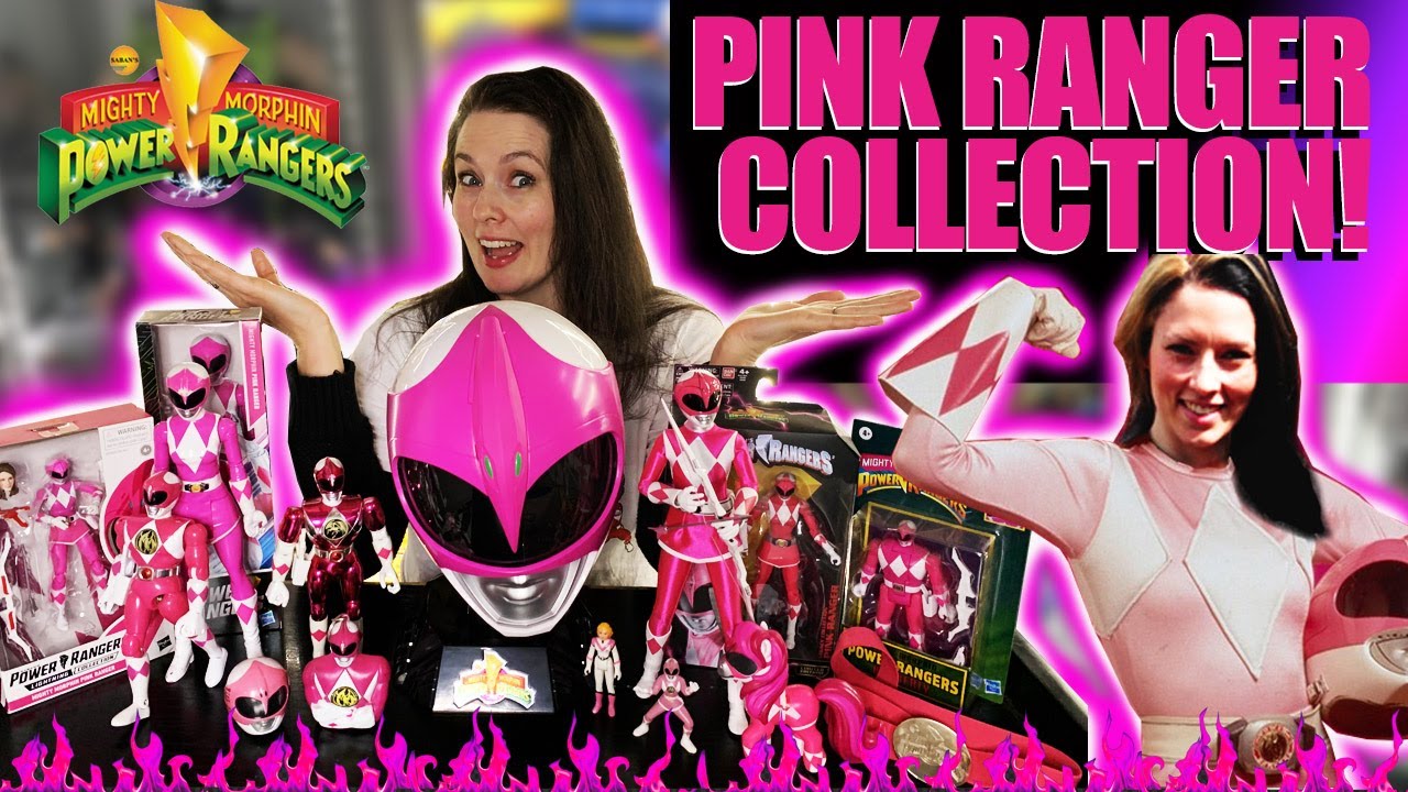 Mighty Morphin Power Rangers PINK RANGER Collection! - YouTube