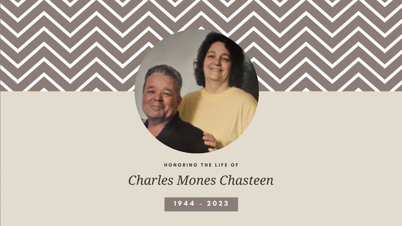 Charles Mones Chasteen Funeral Service - YouTube