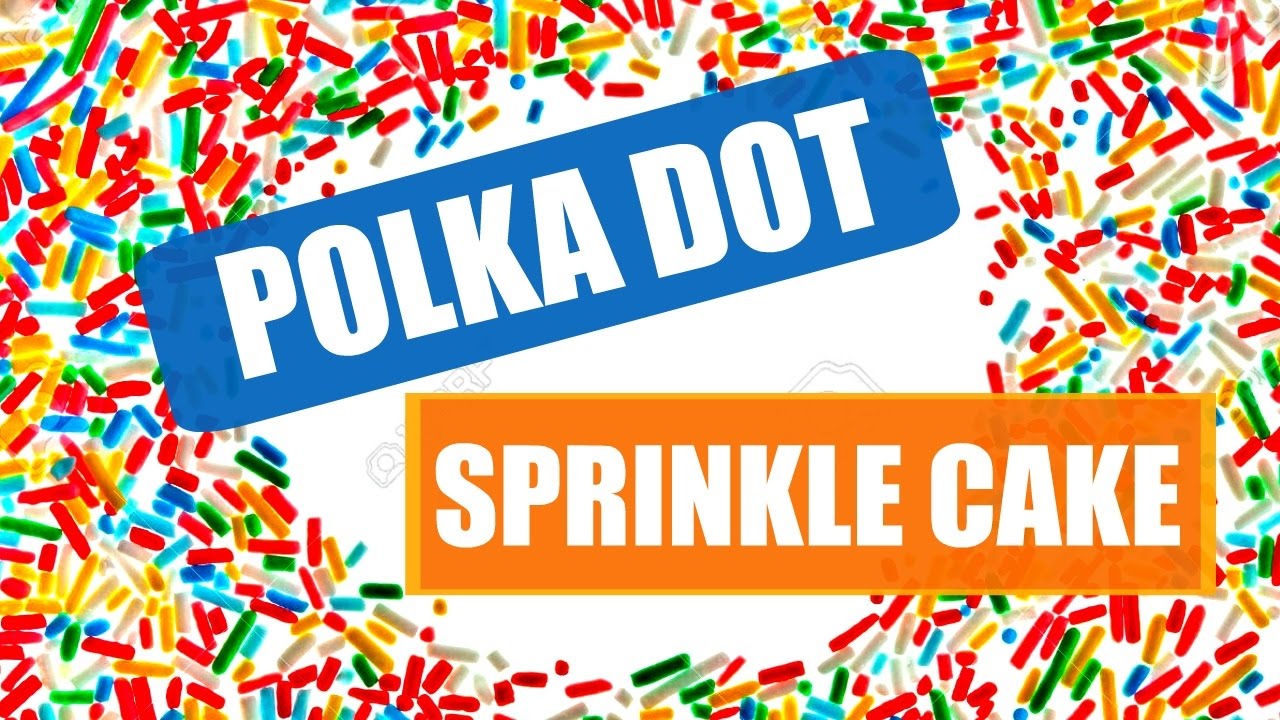 Rainbow Polka Dot Cake | Sprinkle Cake - YouTube