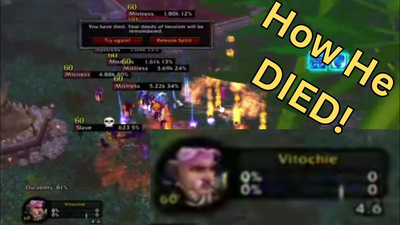 World First 60 Just Died! RIP VITOCHIE - YouTube