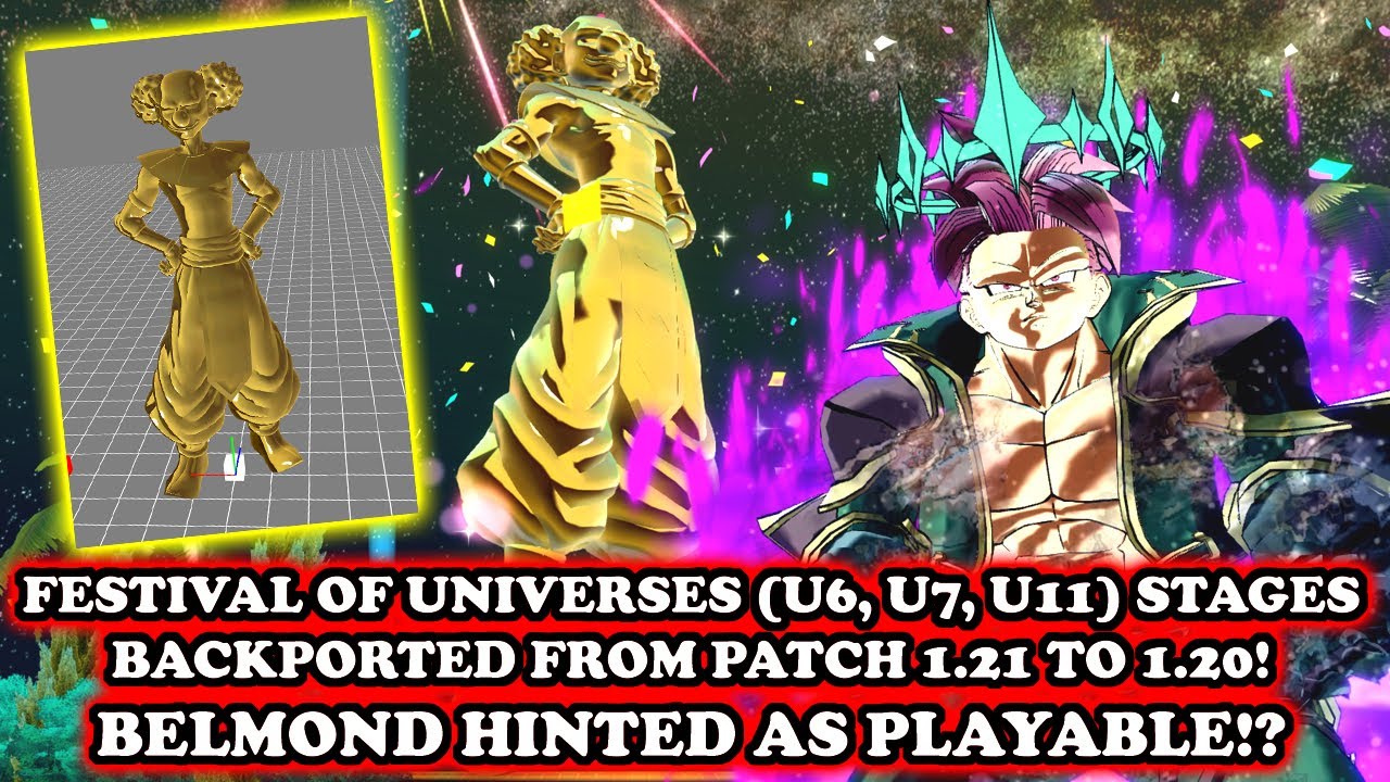 DBXV2: Belmond DLC Hinted!? + FREE DLC Festival Of Universes Stages (3 ...