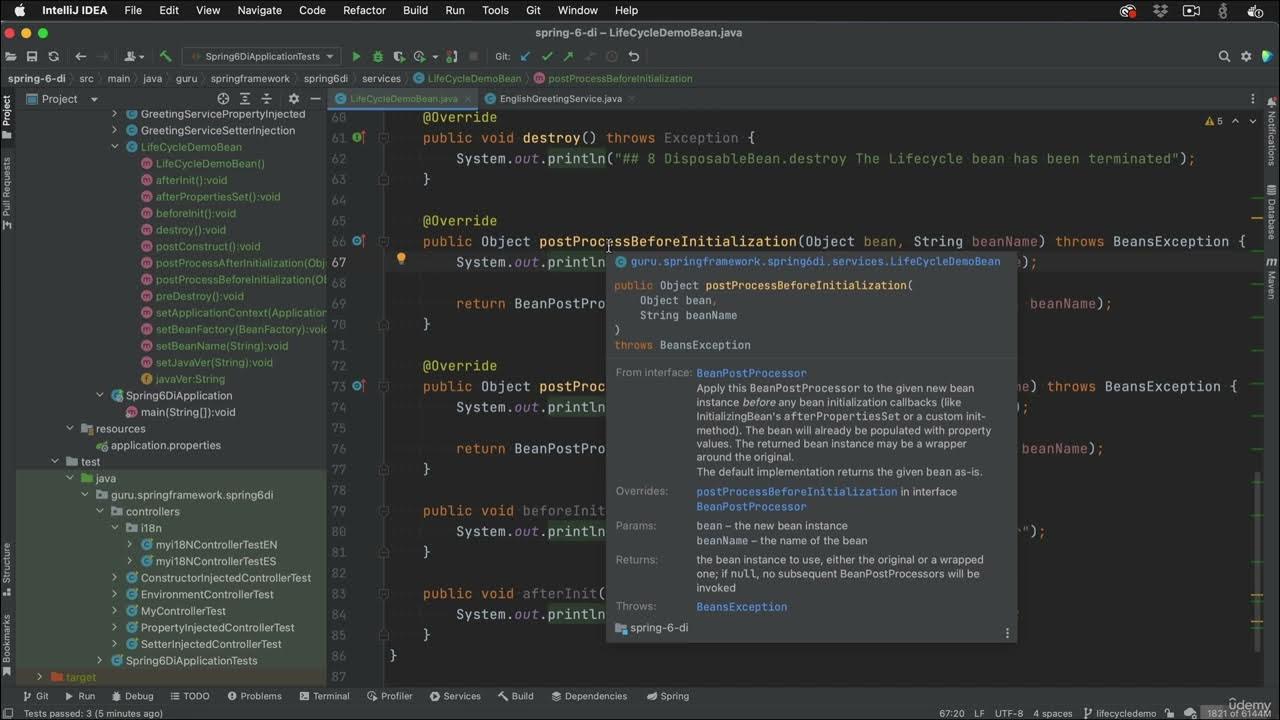 41 - Spring Bean Life Cycle Demo - YouTube