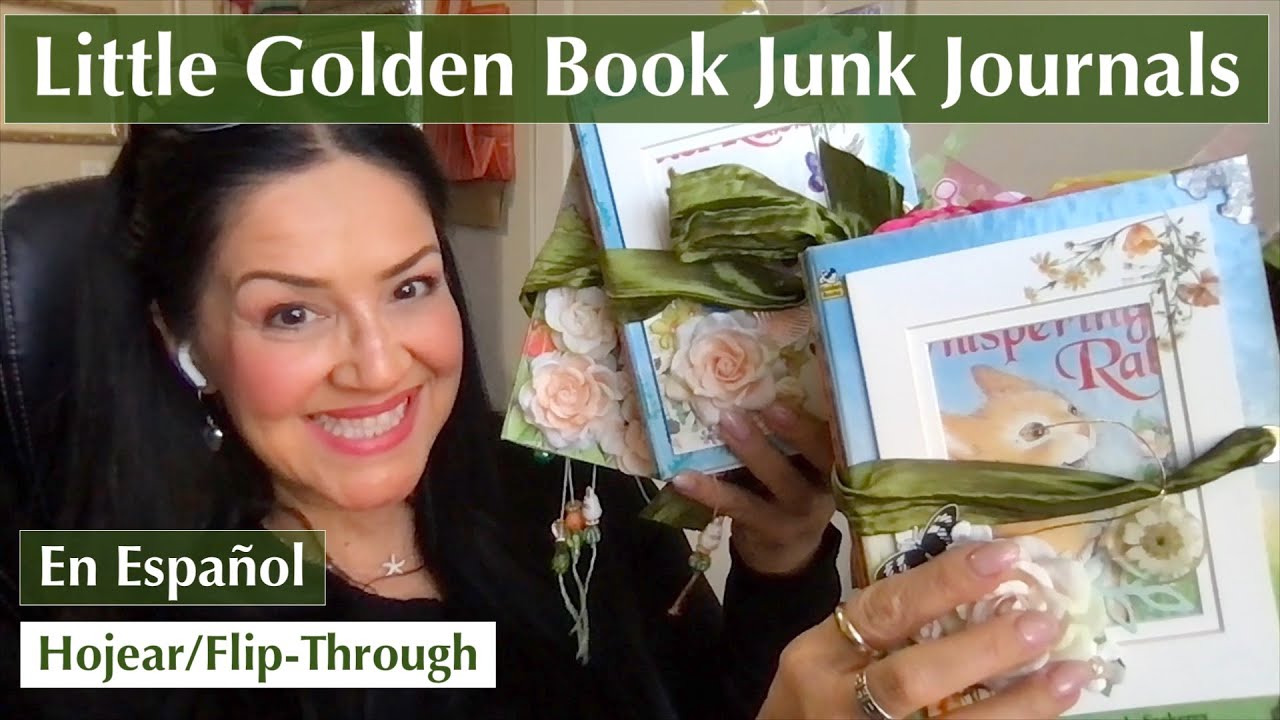 Flip Through / Hojear - 3 Little Golden Book Junk Journals - Tema de ...