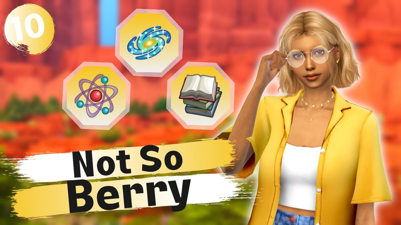 💛 Study Grind for Uni | Sims 4 Not So Berry | Yellow Gen Ep 10 💛 - YouTube