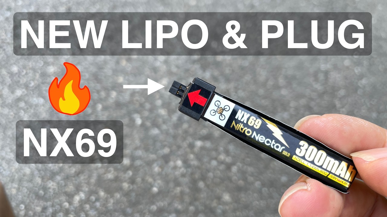 NEW 1S LIPO and PLUG from newbeedrone | NEW 1S LIPO CONNECTOR | NX69 ...