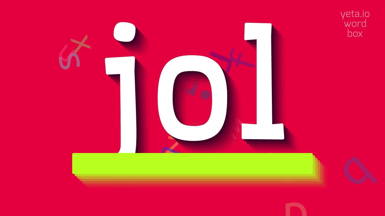How to say "jol"! (High Quality Voices) - YouTube
