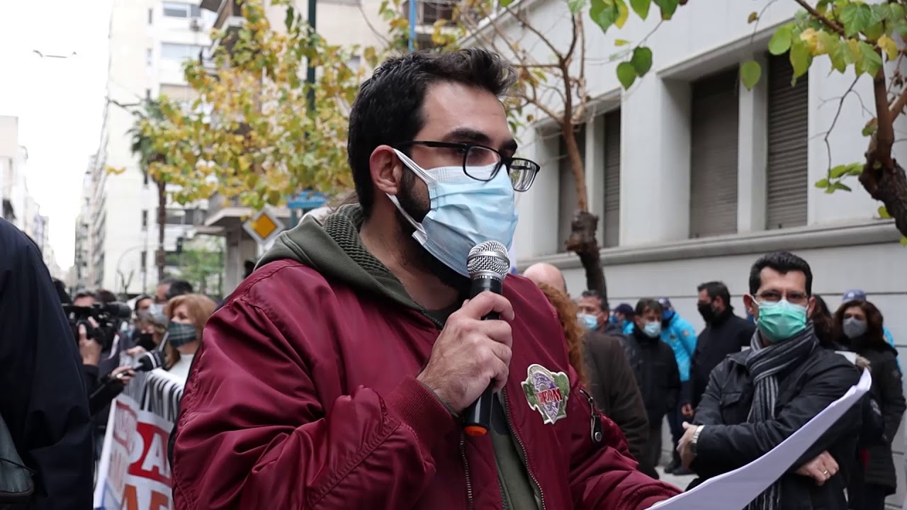 Χαιρετισμός Σ. Μαρίνη μέλους Δ.Σ. ΔΟΕ, εκλεγμένου με την ΑΣΕ - YouTube