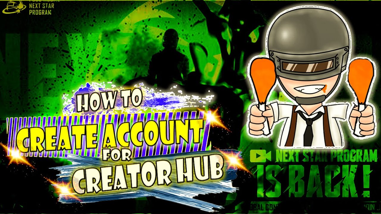 How To Create a PUBG Creator HUB Account / Easy Steps To Create a ...
