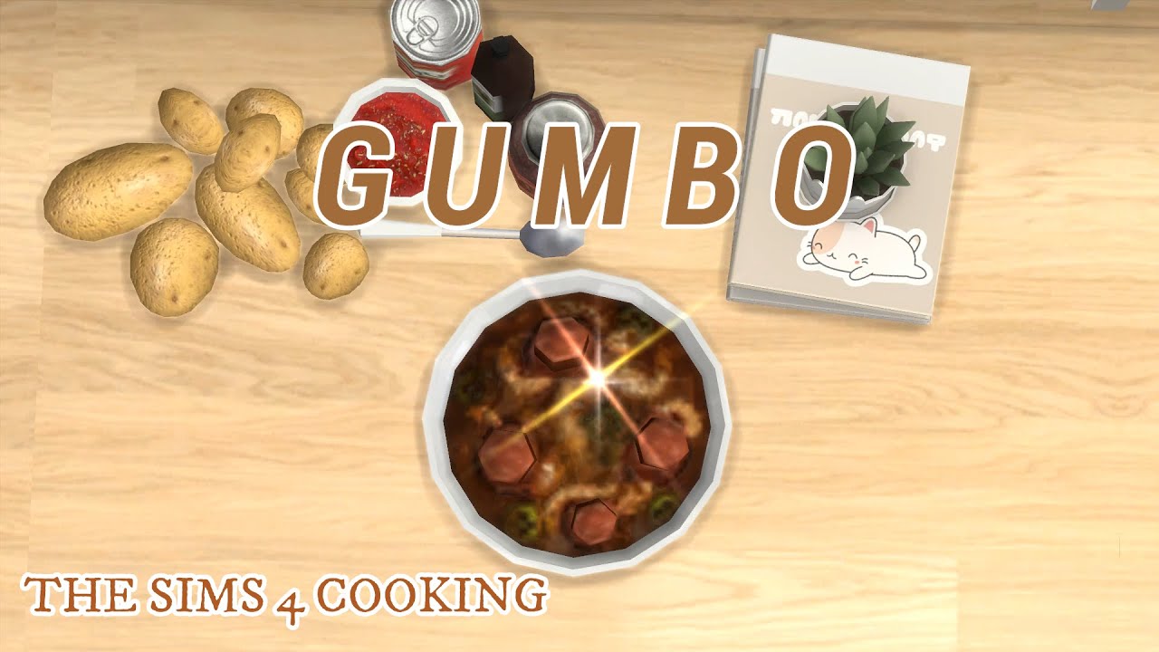 [ASMR THE SIMS 4] DAILY COOKING : GUMBO - YouTube