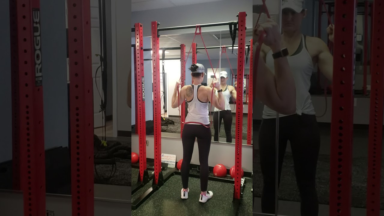 TRX Banded Lat Pulldown - YouTube