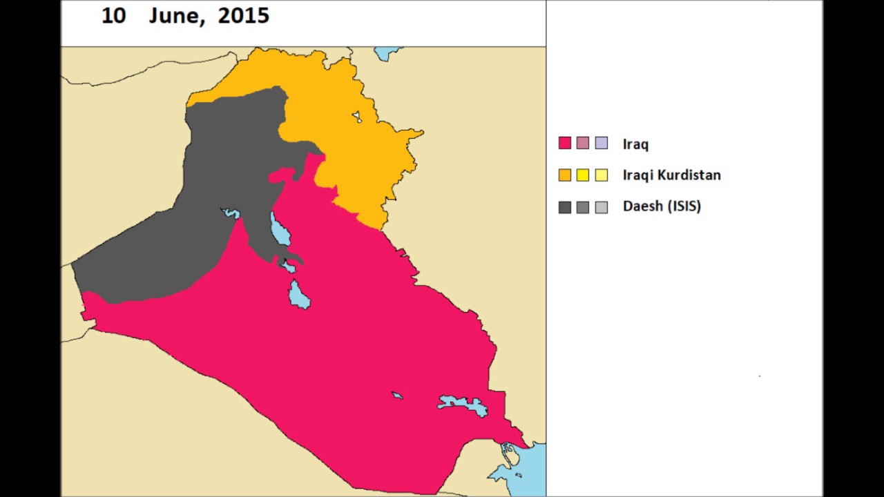 OLD: The Iraqi Civil War (jan. 2014 - july 2017) every day - YouTube