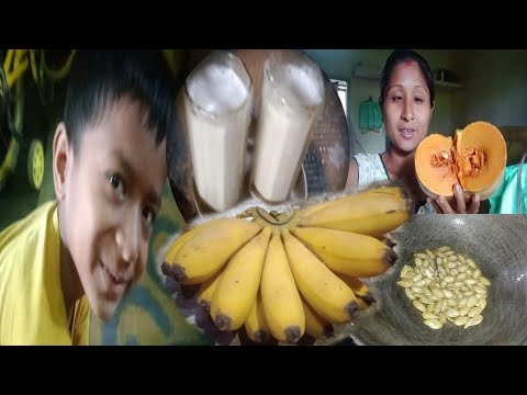 Banana milkshake// Ki tasty😋/ hajong vlogger mim/ Fel nadi khaya sa, moja lage👌Vlog// - YouTube