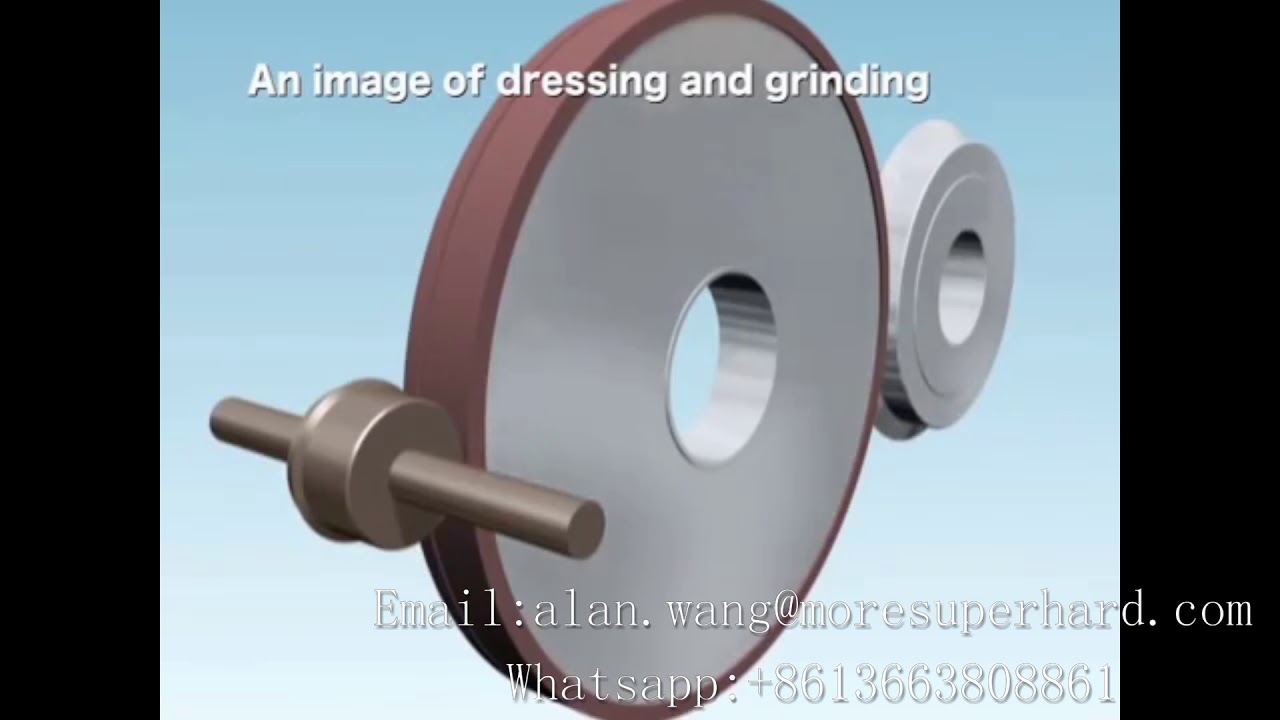 Diamond rotary dresser process - YouTube