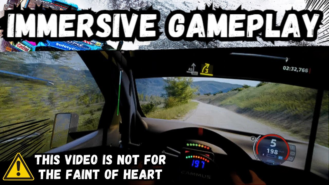 IMMERSIVE GAMEPLAY WRC | Adrenalinic Gameplay - YouTube