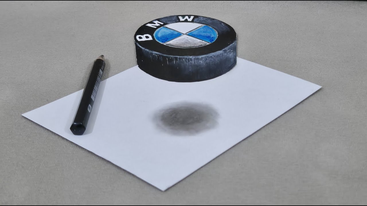 Bmw Logo Pencil Drawing