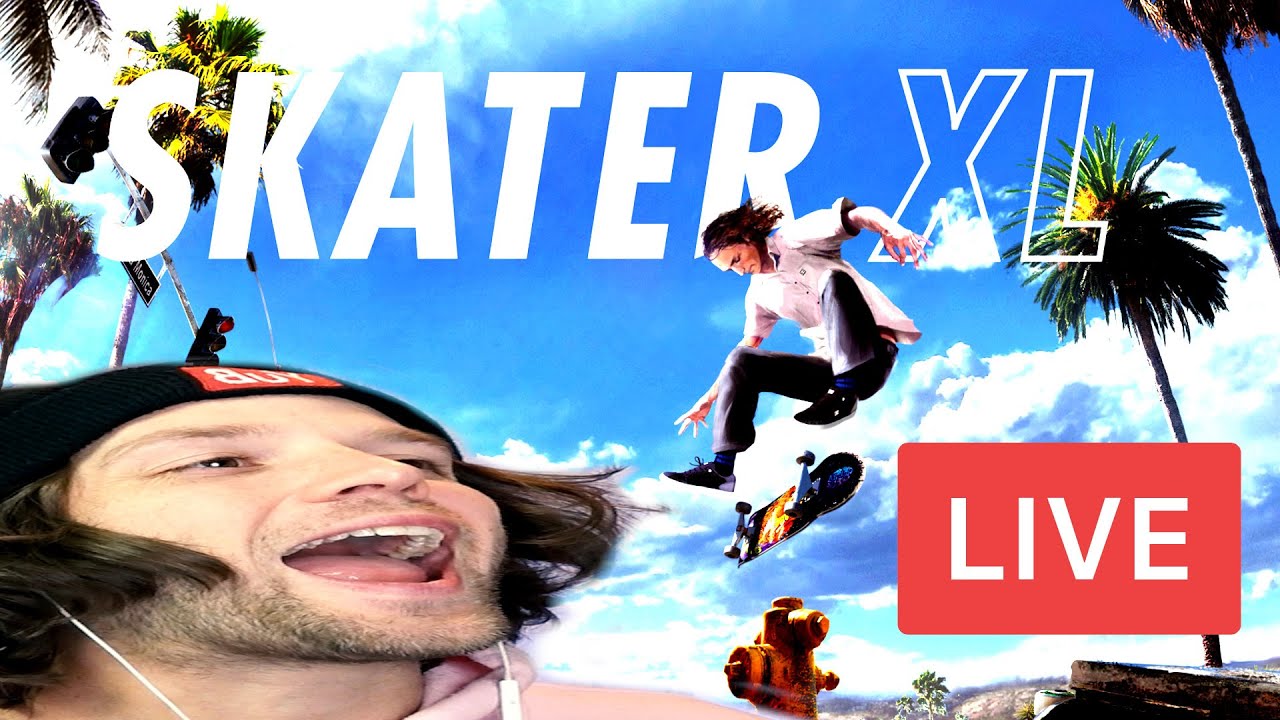 Learning to play SKATER XL live so people can judge me - YouTube