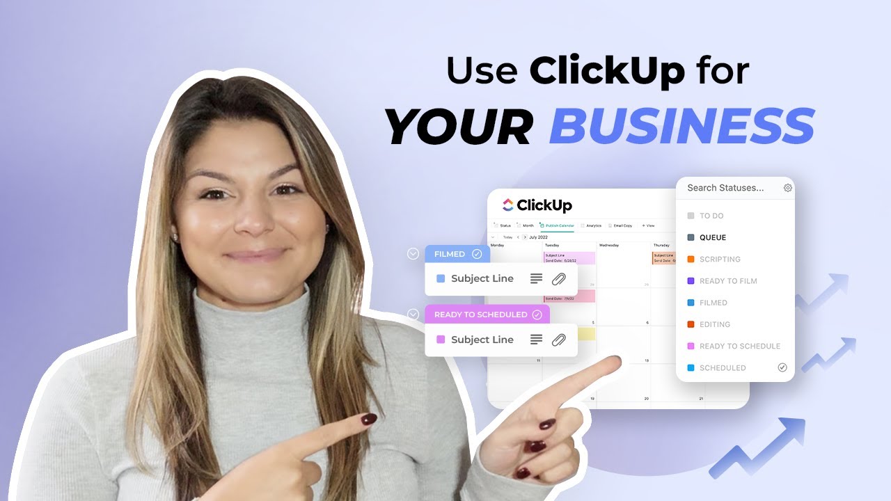 How to Use ClickUp to Run Your Online Business - YouTube