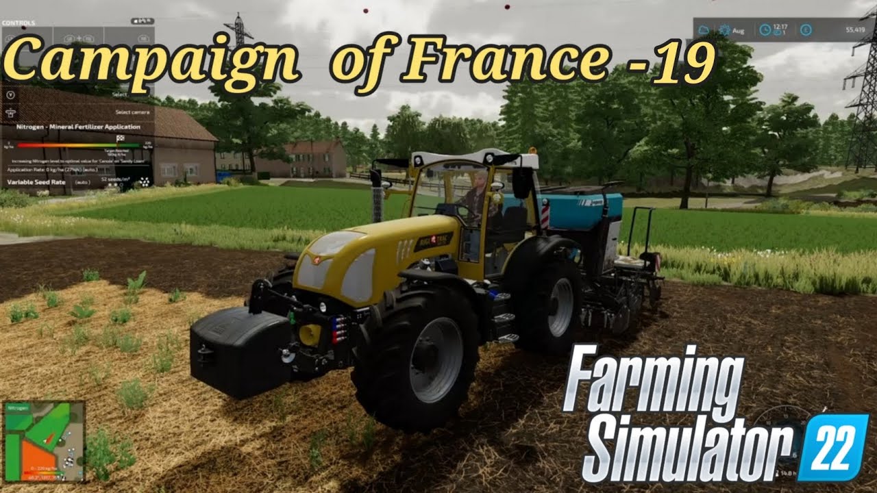 Getting Canola In & Sillage Contracting | Campaign of France | Farming ...