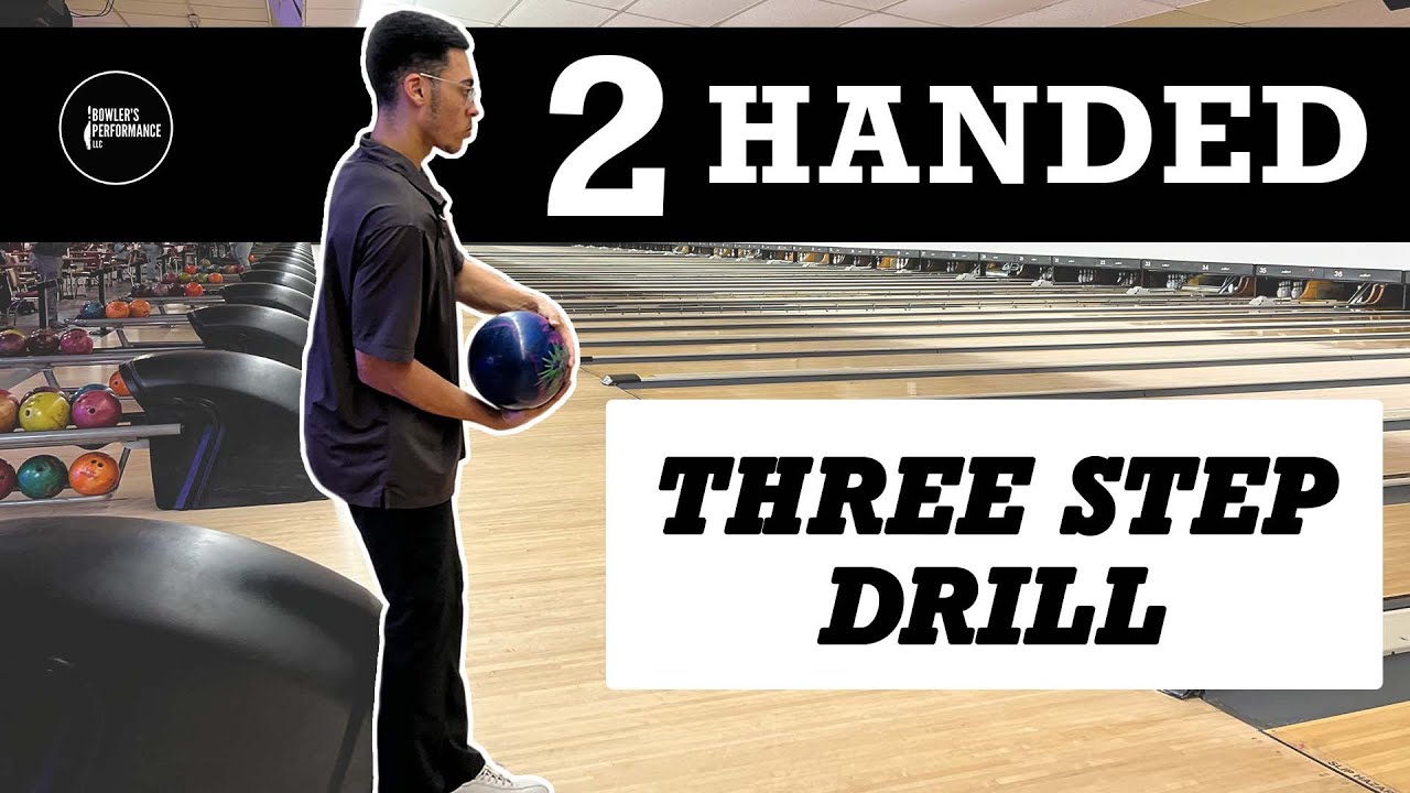 TWO HANDED 3 STEP DRILL | Two Handed Bowling Drills - YouTube