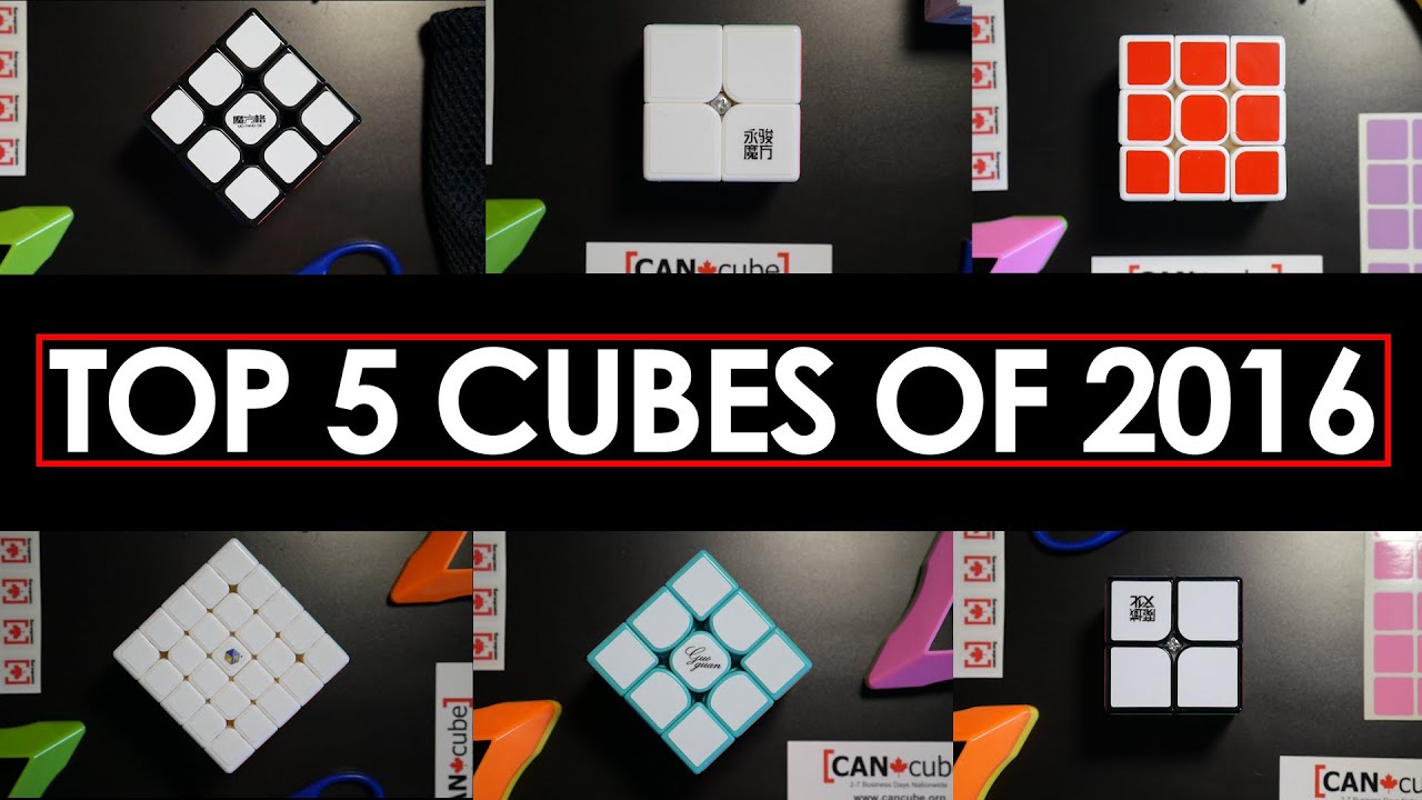 Top 5 Most Popular Cubes of 2016 - YouTube