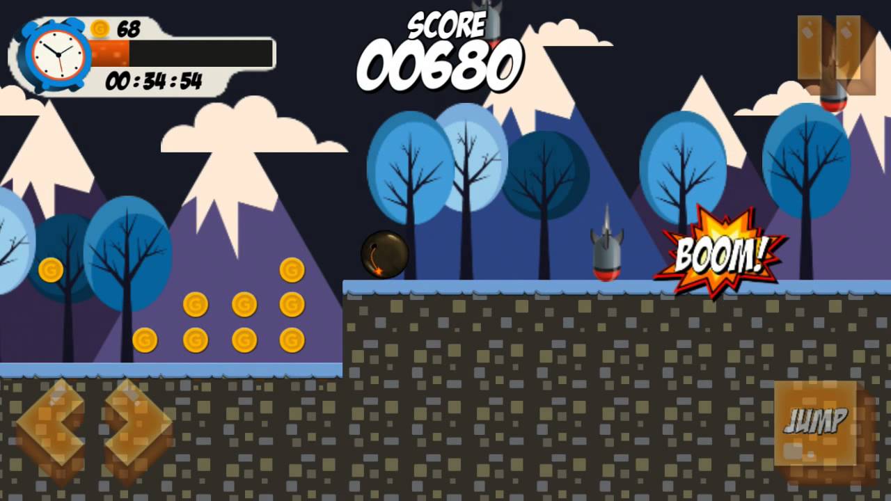 Awesome 2d runner game Kabooomm Trailer 2 (Actual Gameplay) - YouTube