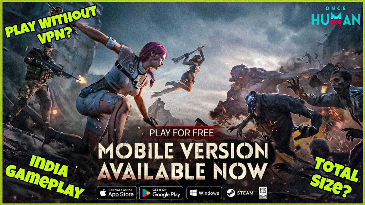 Once Human Mobile Is Here! | India Android Gameplay | Hindi | - YouTube