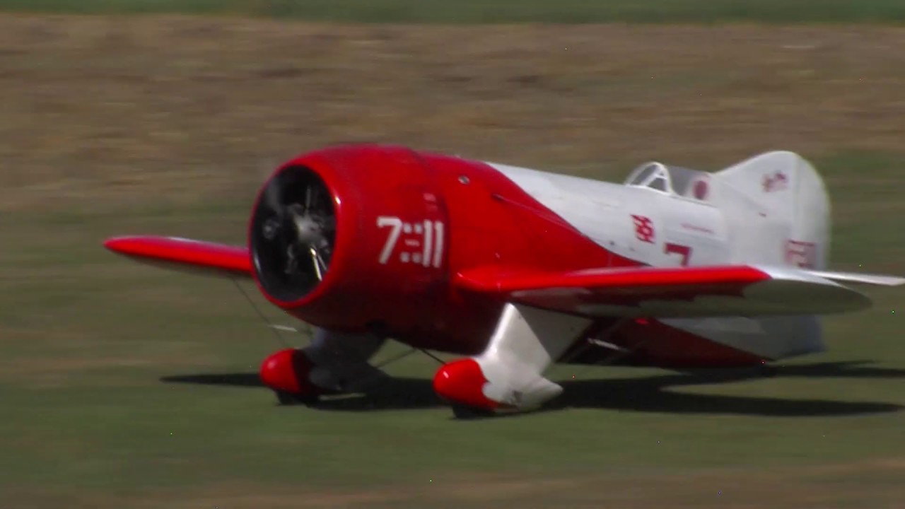 Gee Bee R2, Large Scale, Wolfgang Niederstrasser - YouTube