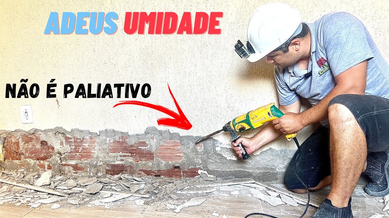 NÃO É PALIATIVO.. adeus umidade na parede MÉTODO que resolve sem ...