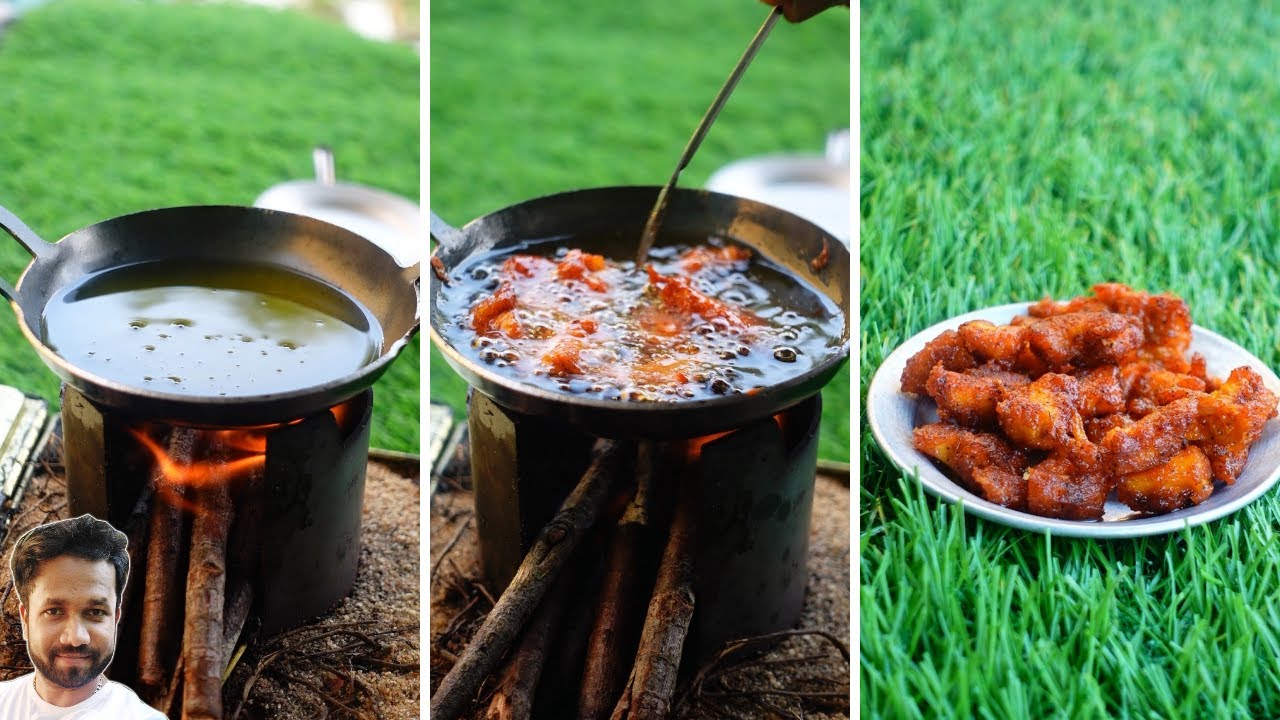 Miniature Chicken 65 | Cooking Chicken 65 in fire wood | Miniature ...