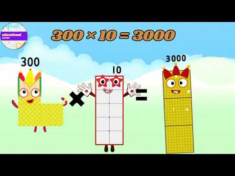 multiplication number by 10,100,1000 | educational corner @educationalcorner110  #mathsforkids