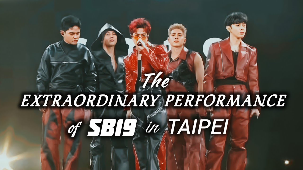 The extraordinary performance of Sb19 | Hito awards in Taipei arena ...