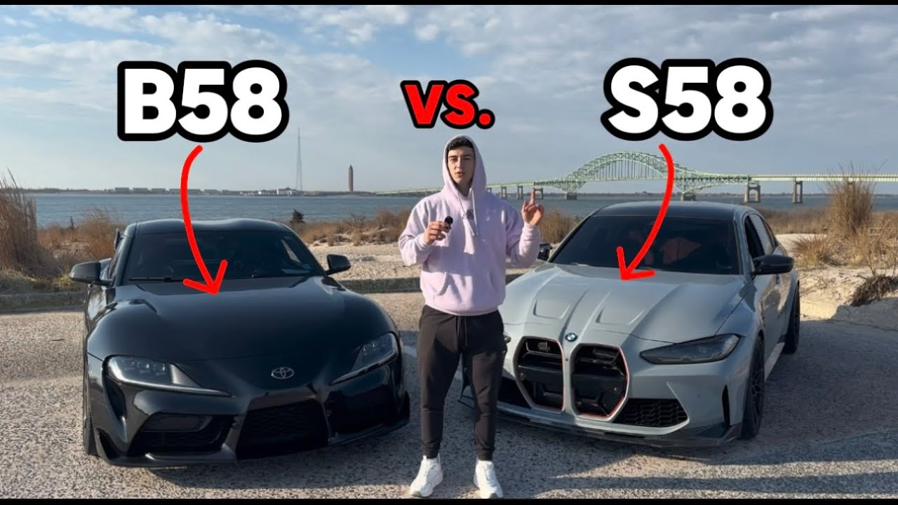 B58 TOYOTA SUPRA VS. S58 BMW M3 COMPETITION - YouTube